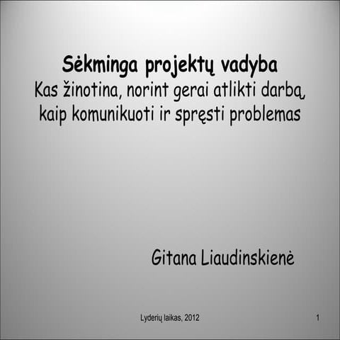 Rick A. Morris, Brette McWhorter Sember knygos „Sėkminga projektų ...