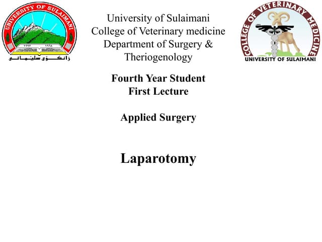 Operative steps in open appendicectomy | PPTX