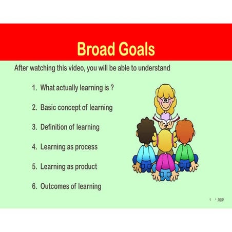 learning definition and meaning | PPSX