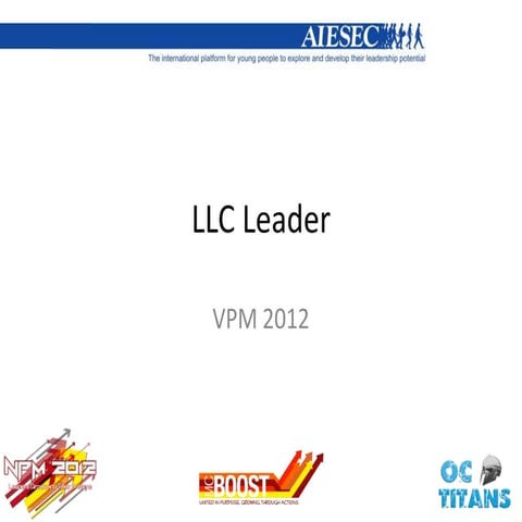1. llc leader | PPT