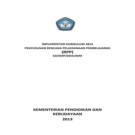 MATERI PENYUSUNAN RPP | PDF