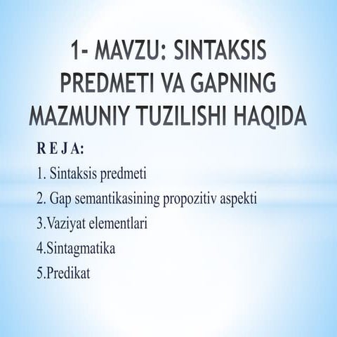 @1-mavzu taqdimoti.pptx about *the career | PPT