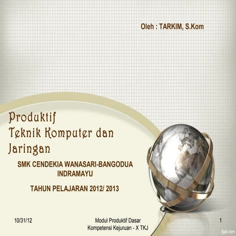 1. merakit personal computer part2 | PPT