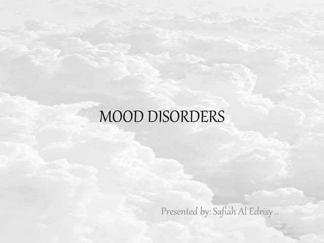 Bipolar disorder | PPTX