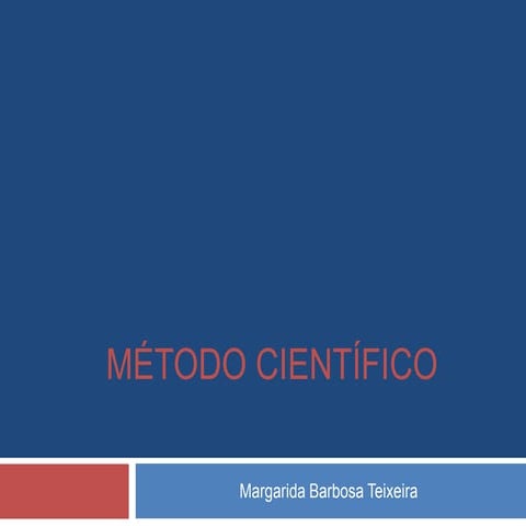 1 método científico - power point | PDF