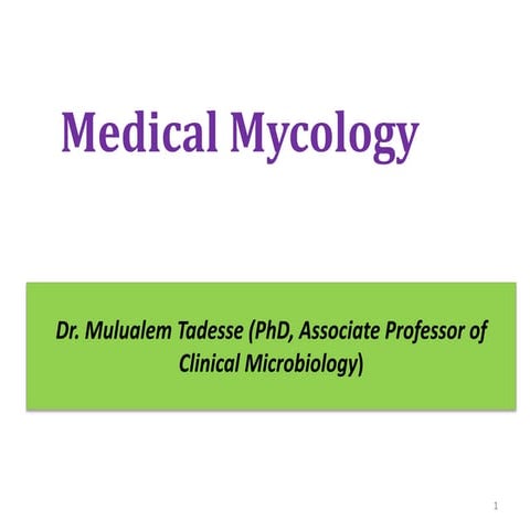Medical Mycology Introduction | PPT