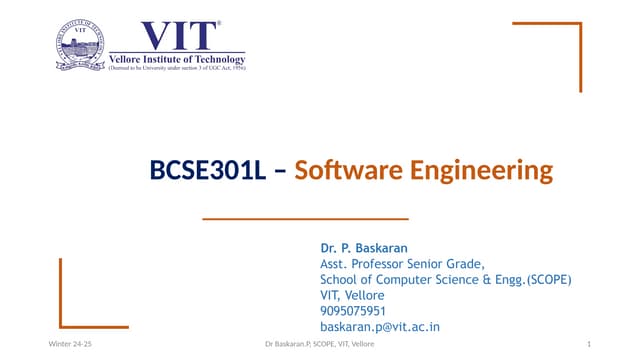CSE320 SOFTWARE ENGINEERING Lecture01 (1).ppt