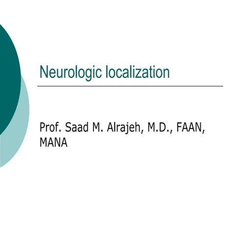 1 - Neurologic localization.ppt
