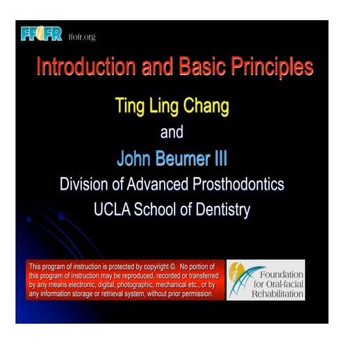 1.(new)introduction and basic components of rpd's | PDF | Dental Health ...