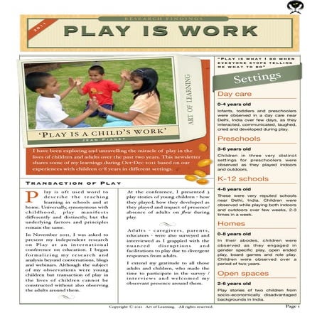 Play Newsletter: Nov-Dec 2011 | PDF