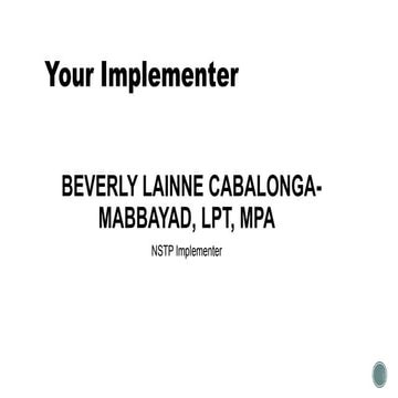 1-NSTP-module-implementer module for CWTS | PPTX