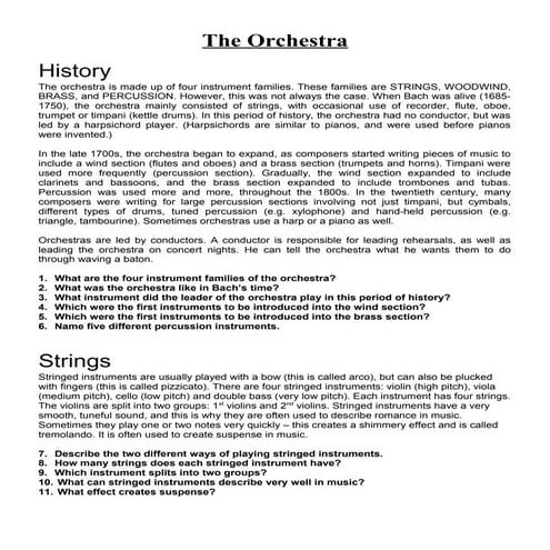 1 orchestra-reading-comprehension a | DOC