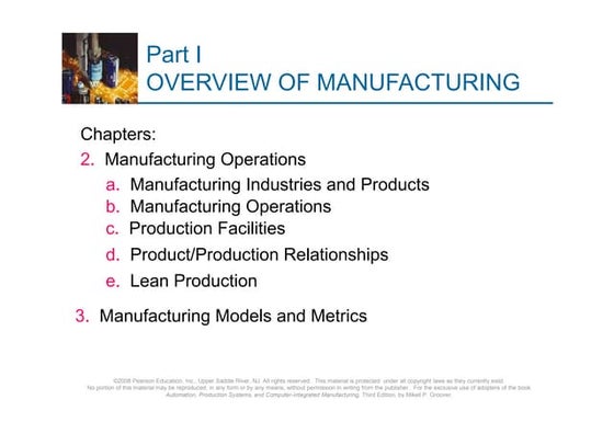 Manufacturing Models and Metrics.pptx | Mechanical and Industrial ...