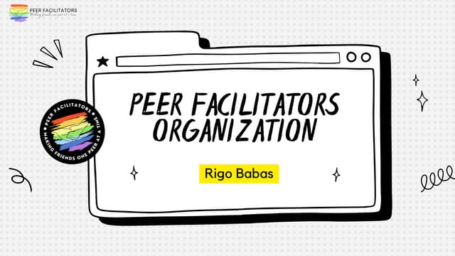 Peer facilitator.pptx | Educational Assessment | Education
