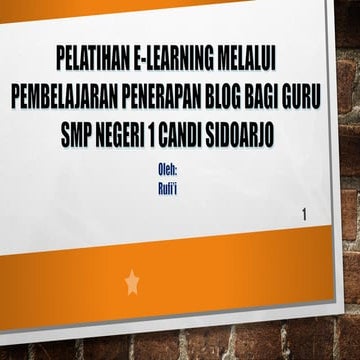 pelatihan-e-learning-smpn-1-candi-sidoarjo1 | PDF
