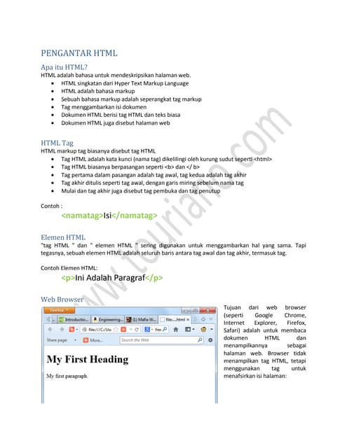 Part 1 - pengenalan website | PPTX