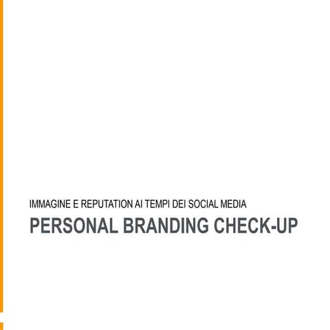 Personal branding & reputation | PPT