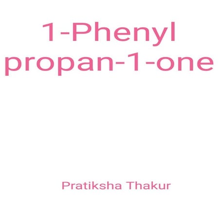 1-Phenyl propan-1-one | PDF