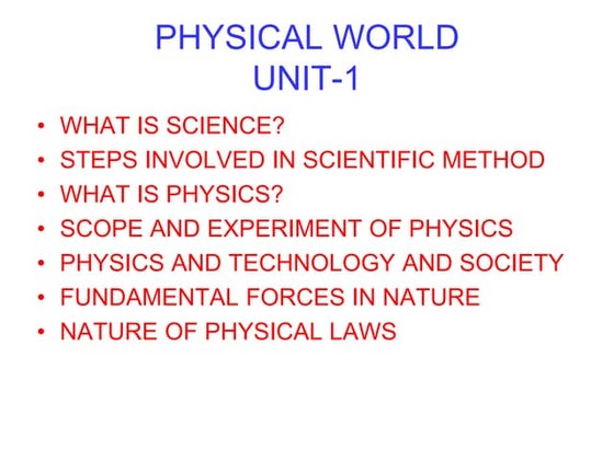 Basic Physics | PPT