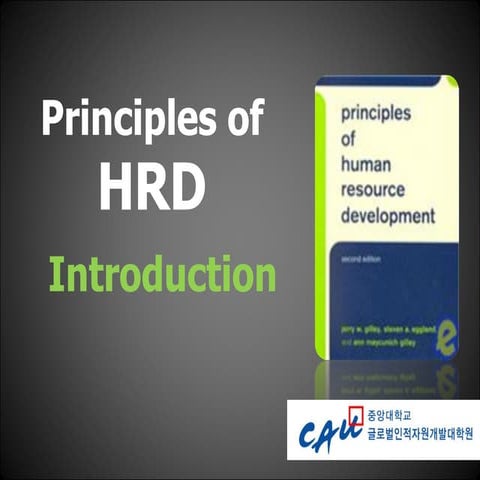 1 Principles Of Hrd | PPT