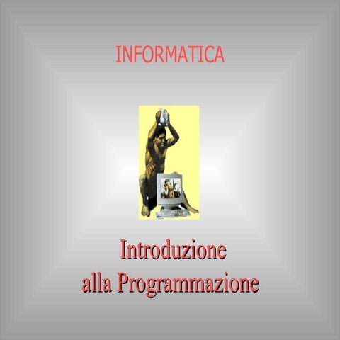 1 Programmazione | PPT