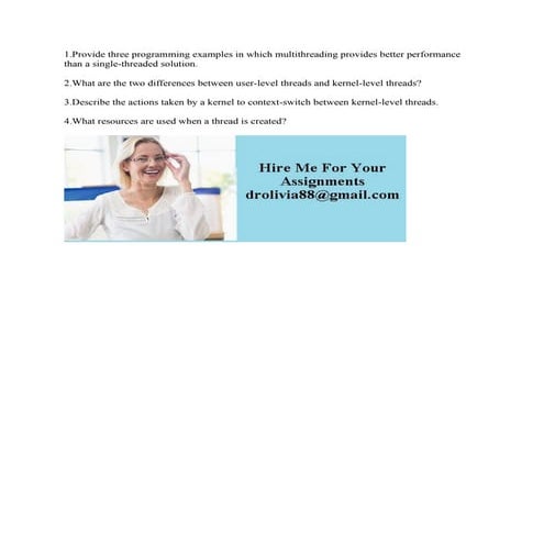 1 Provide Three Programming Examples In Which Multithreading Providespdf 7416