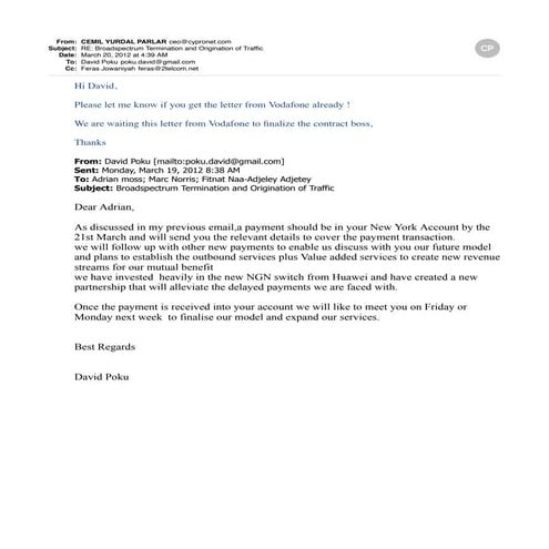 1 re broadspectrum termination and origination of traffic | PDF ...