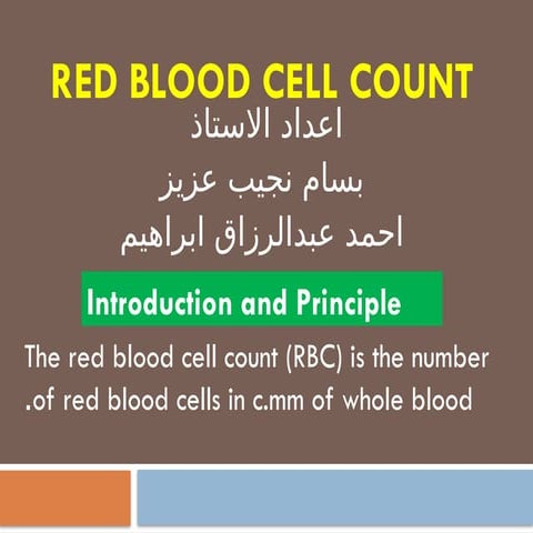 1-Red Blood Cell hahajdhad Counting.pptx