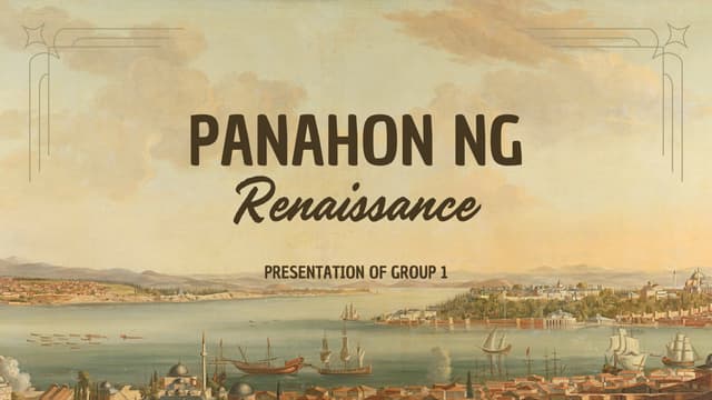 Modyul 11 ang renaissance muling pagsilang- | PDF
