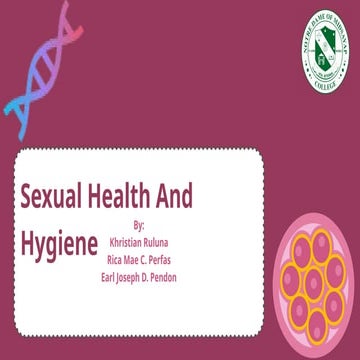 Sexual_Health _and _Hygiene- How to prevent STI | PPTX