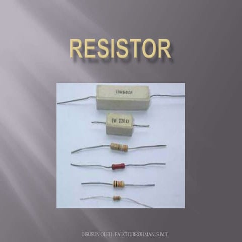 1. resistor | PPT