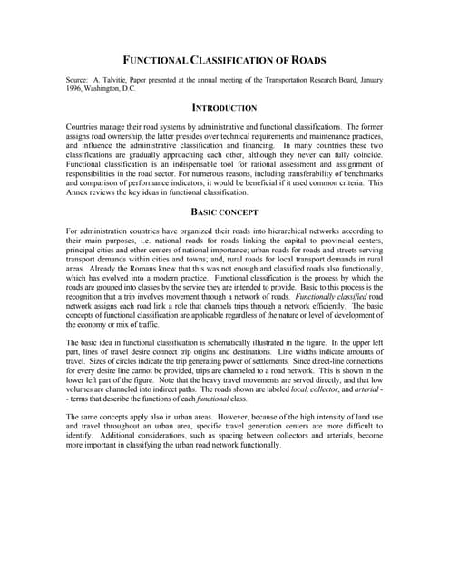 CHAPTER 1: INTRO TO HIGHWAY | PPT