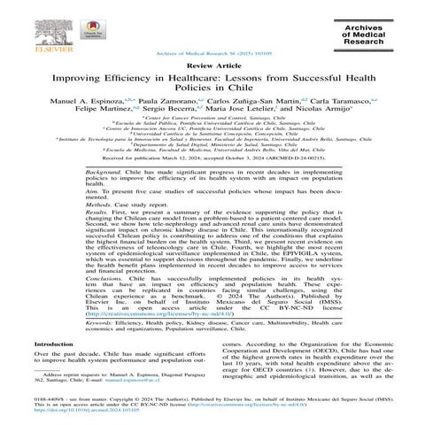 Improving Efficiency in Healthcare: Lessons from Successful Health ...