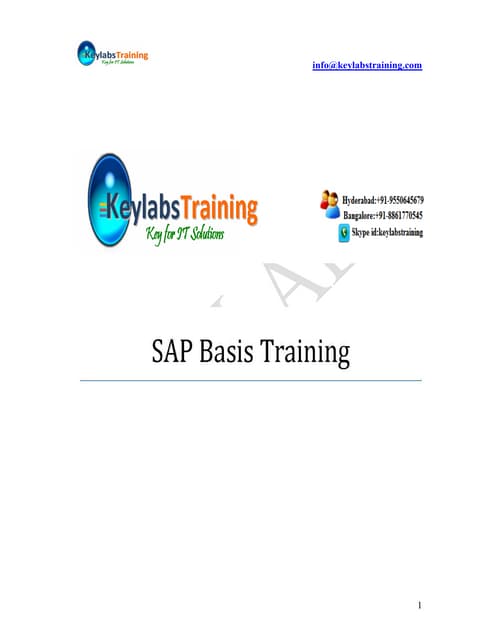 SAP BASIS Daily Monitoring T - codes | PDF