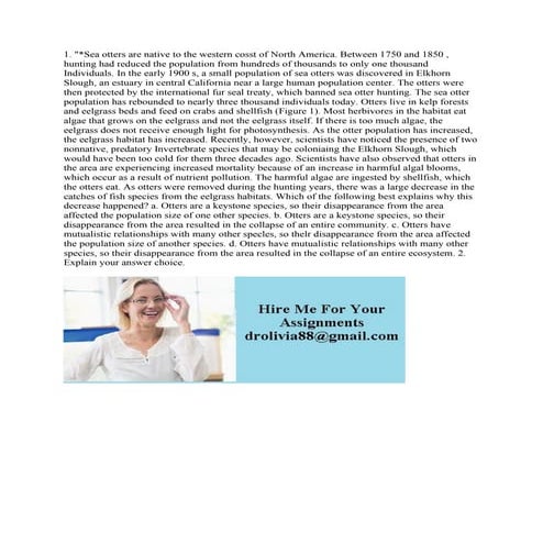 1- --Sea otters are native to the western cosst of North America- Betw.pdf