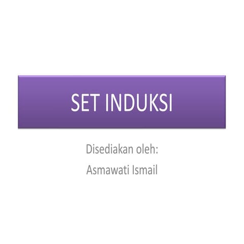 1 set induksi | PPTX