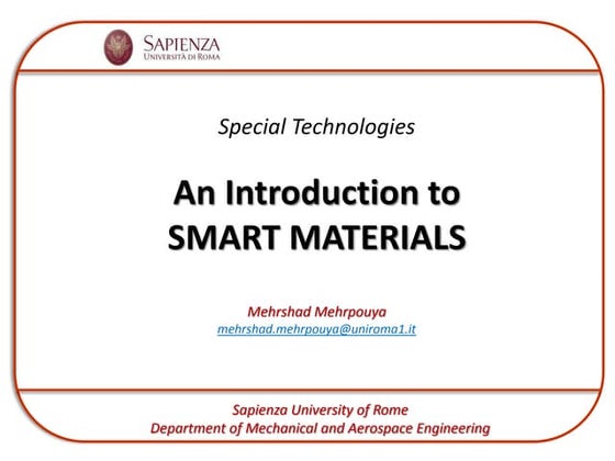 Shape memory alloys | PPT