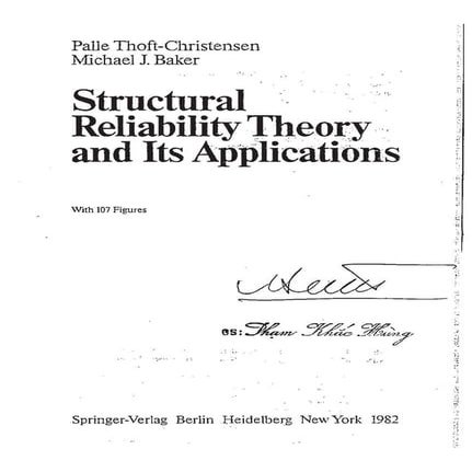 1 structural reliability theory and its applications | PDF