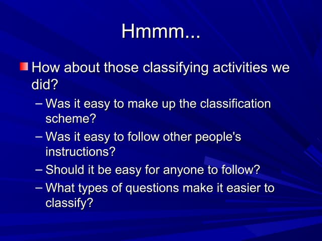 Classification system | PPT