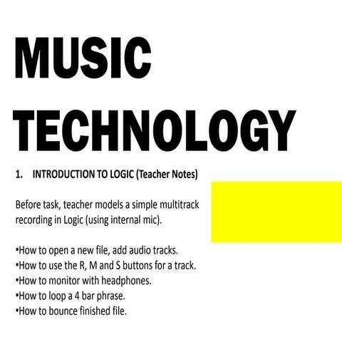 Timbre & Dynamics - Lesson 1 | PPTX