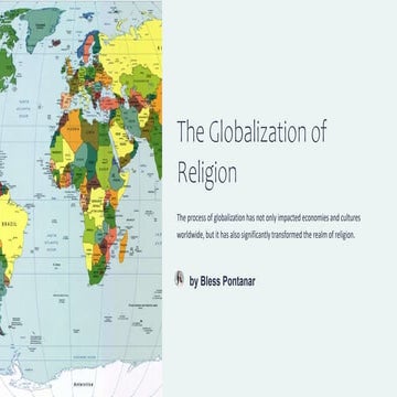 The effect Globalization of Religion.pptx