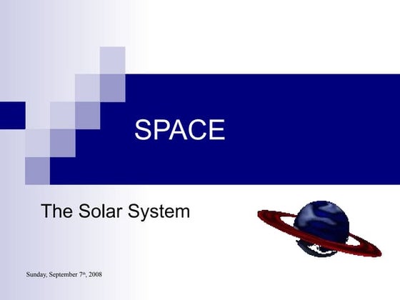 Planets and the solarsystem | PPT