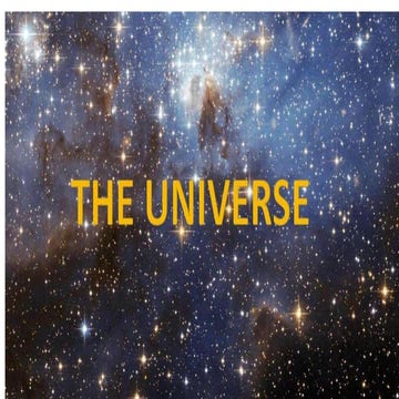 UNIT 1. SOCIAL SCIENCE: THE UNIVERSE | PPTX | Geography | Science