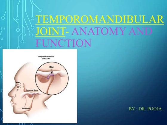 Anatomy of temporomandibular joint(tmj) | PPTX