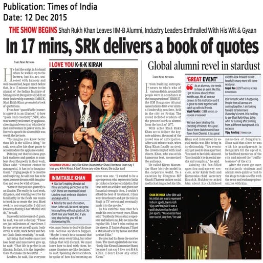In 17 mins, SRK delivers a book of quotes | PPT