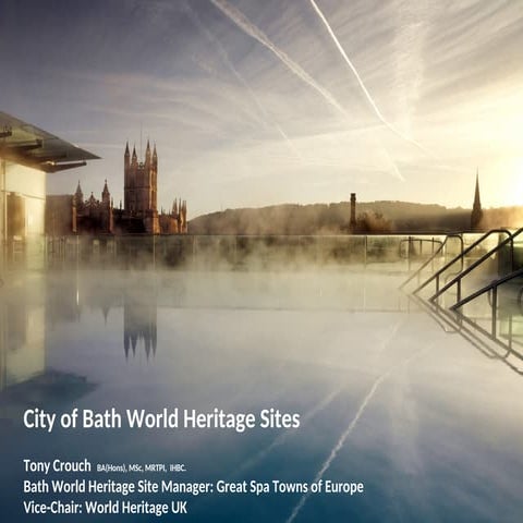 G1.1 - City of Bath World Heritage Sites Tony Crouch BA(Hons), MSc ...