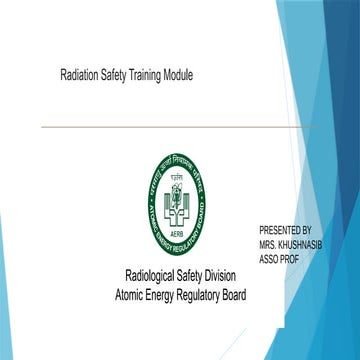 BASIC RADIATION SAFETY AWARENESS | PPTX