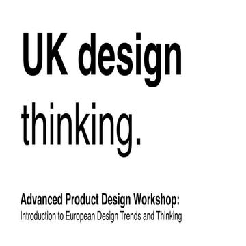 Uk Design Thinking | PDF