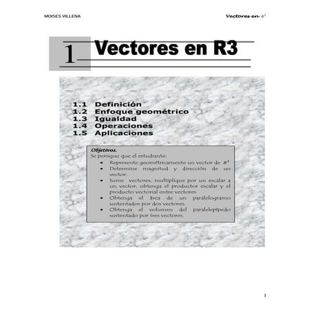 1 vectores en r3 | PDF