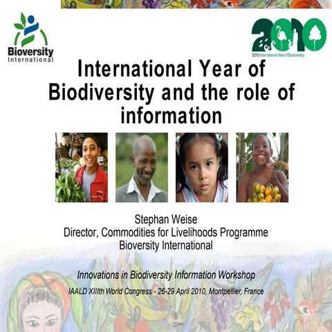 International Year of Biodiversity and the role of information | PPT